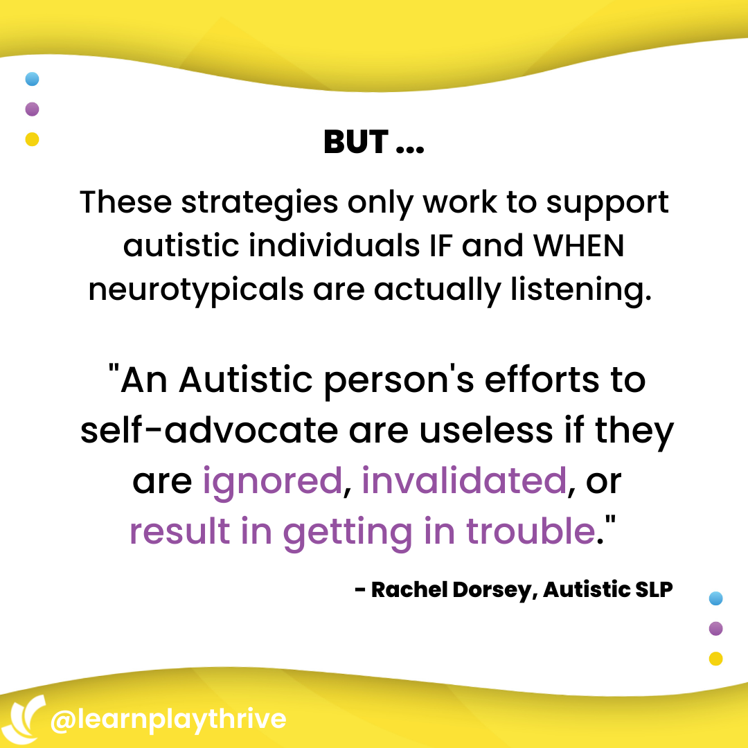 Self-Advocacy - The Occuplaytional Therapist