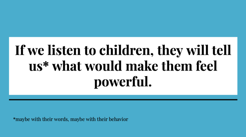 Giving Kids Power - The Occuplaytional Therapist