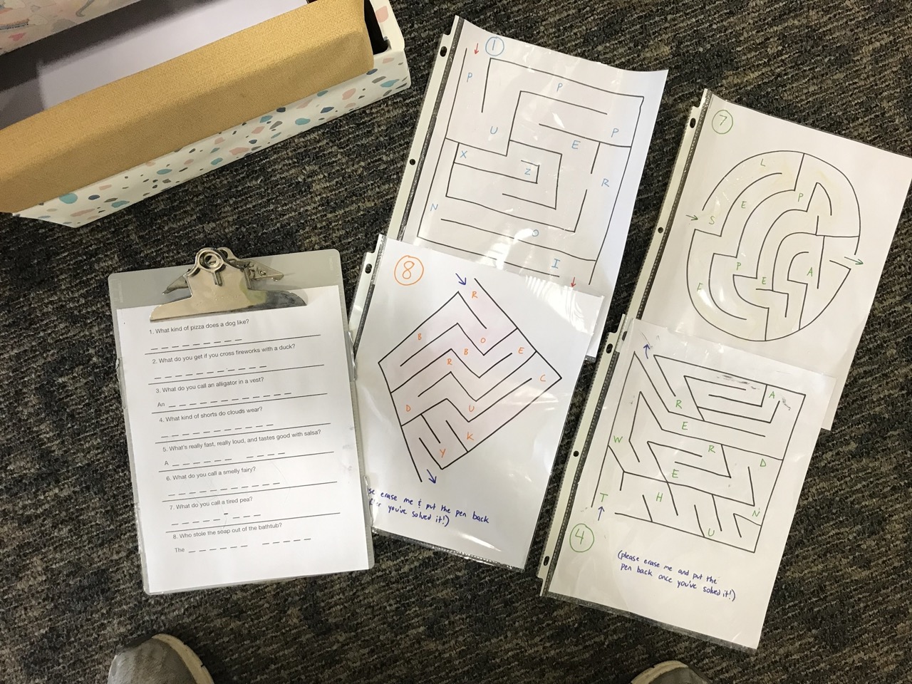 Scavenger Hunt/Writing Game - The Occuplaytional Therapist
