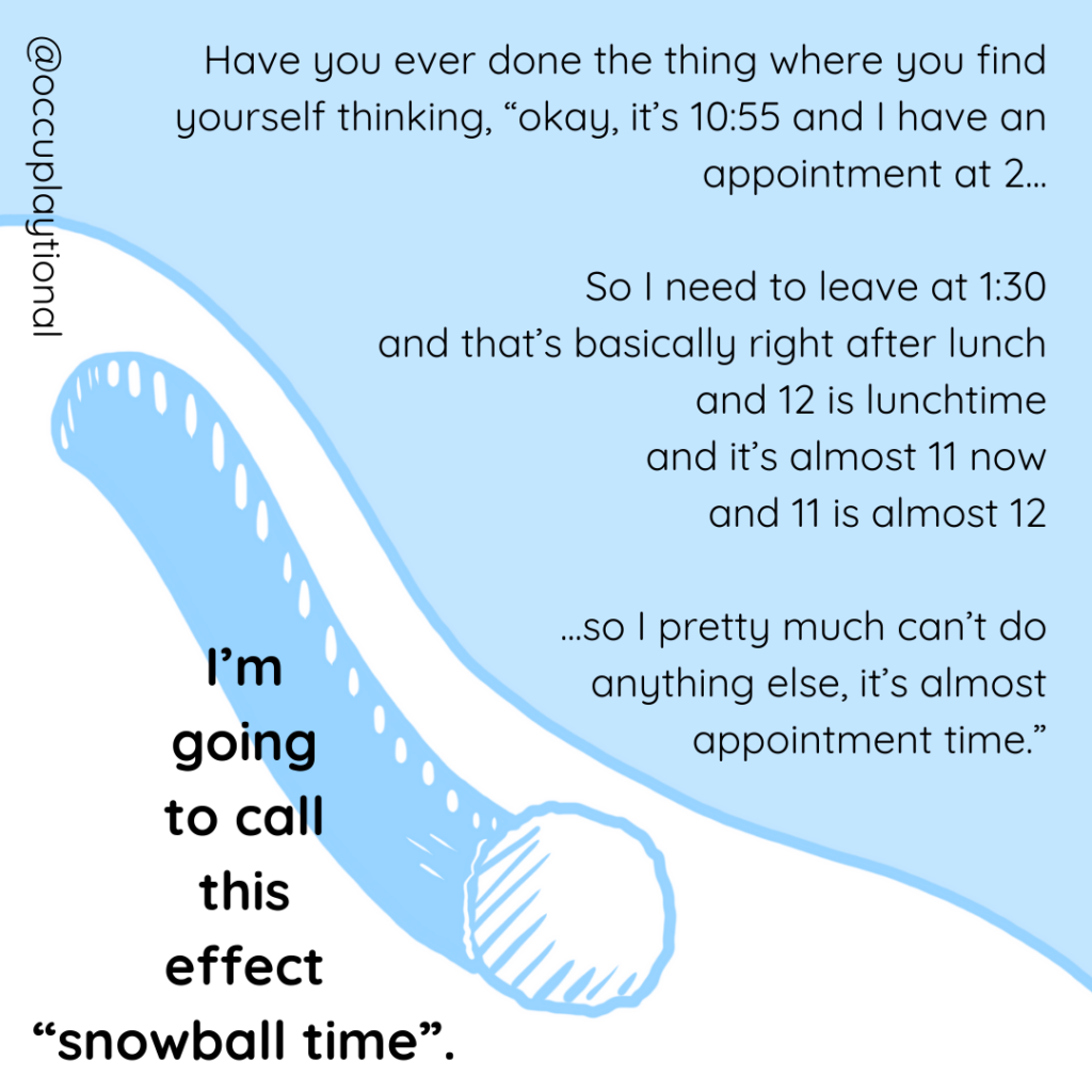 Snowball Time - The Occuplaytional Therapist